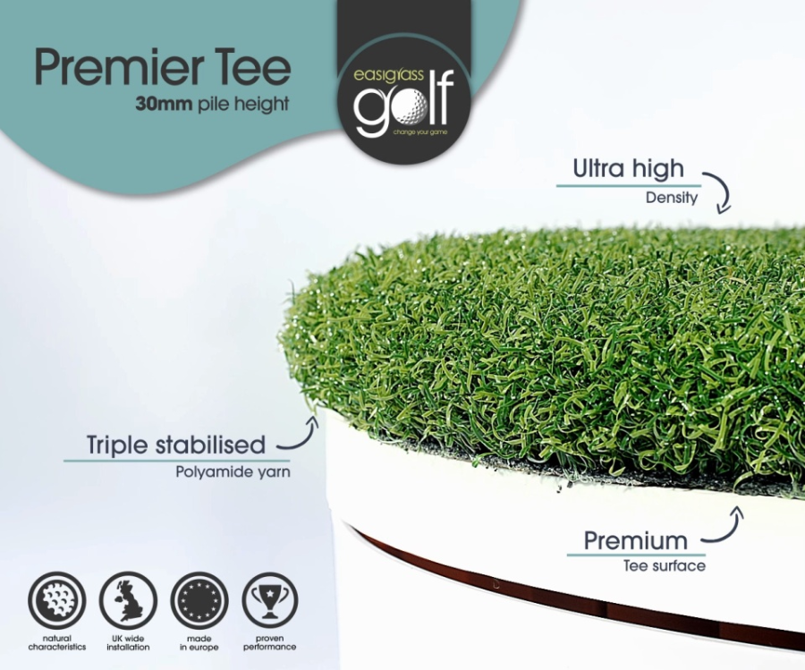 Premier Tee Artificial Golf Grass for Chipping & Tee Boxes